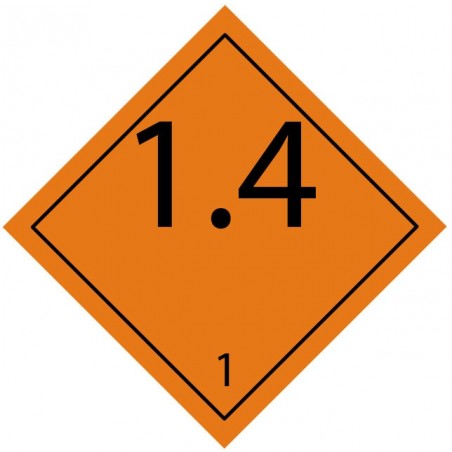 Sticker Autocollant Matières Dangereuses - Matières et Objets Explosifs ...