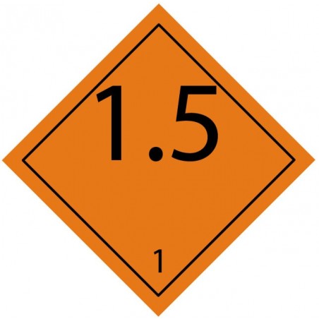 Sticker Autocollant Matières Dangereuses - Transport Matières et Objets ...