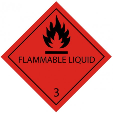 Sticker Autocollant Matières Dangereuses - Transport Liquides Inflammables Classe 3 ADR LIQUIDE ...