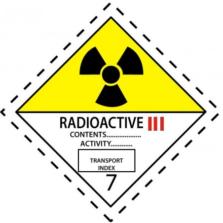 Sticker Autocollant Matières Dangereuses - Transport Matières ...