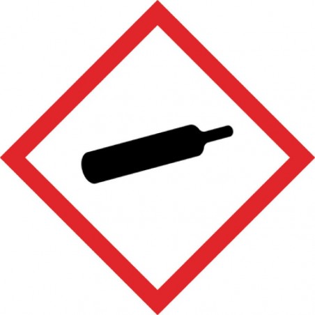 Sticker Autocollant Pictogrammes de Danger SGH - Gaz Sous Pression ...